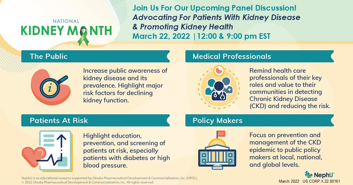 A Panel Discussion: Advocating For Patients With Kidney Disease ...